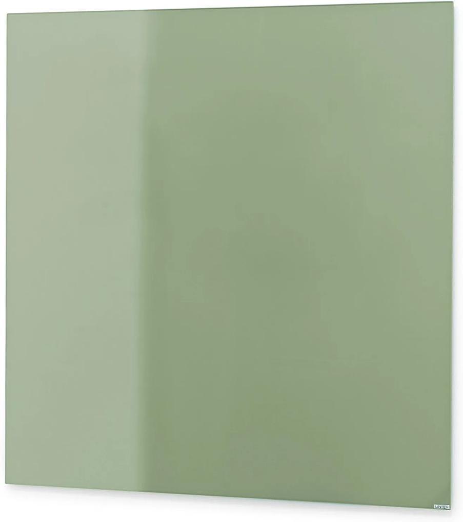 AJ Produkty Skleněná magnetická tabule Stella, 500x500 mm, pastelově zelená