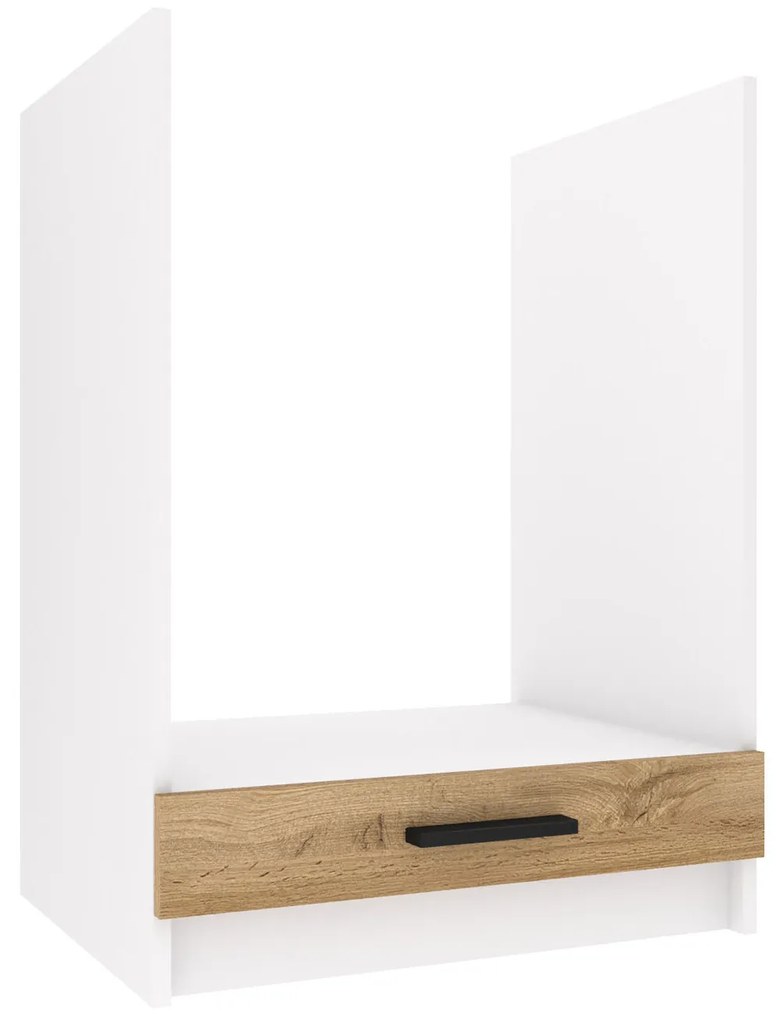 Kuchyňská skříňka Belini spodní pro vestavnou troubu 60 cm dub wotan bez pracovní desky  TOR SDP60/0/WT/DW/0/B1