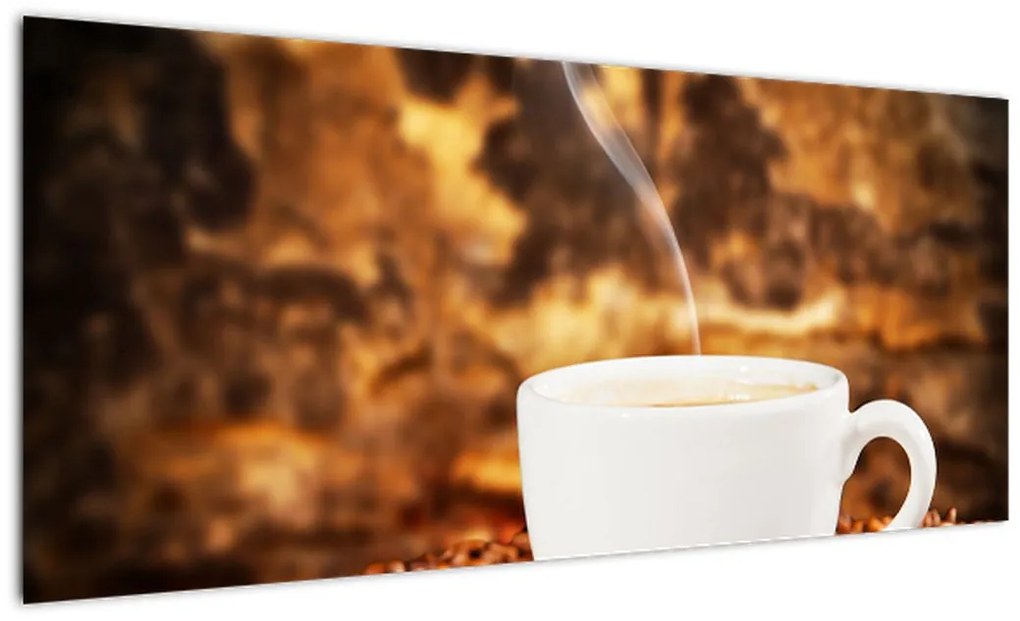 Šálek kávy, obrazy (100x40cm)