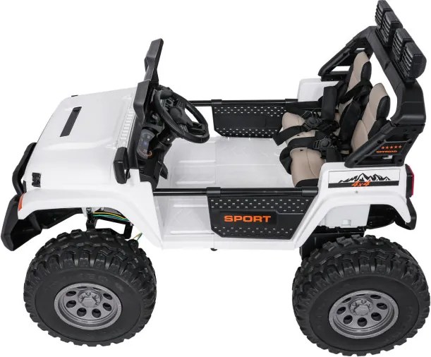 Elektrické autíčko Extreme Sport 4x4 bílé