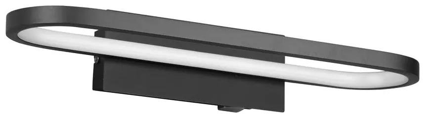 Matně černé LED nástěnné svítidlo (délka 40 cm) Gianni – Trio