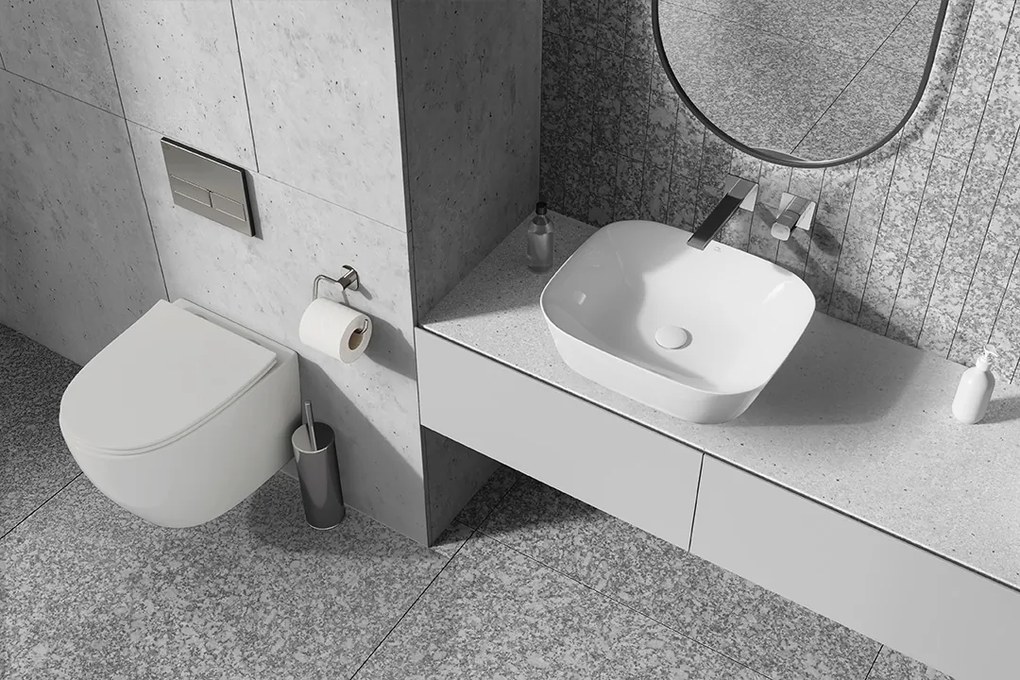 Laveo Tores, umyvadlová baterie pod omítku, černá matná, LAV-BVT_722P