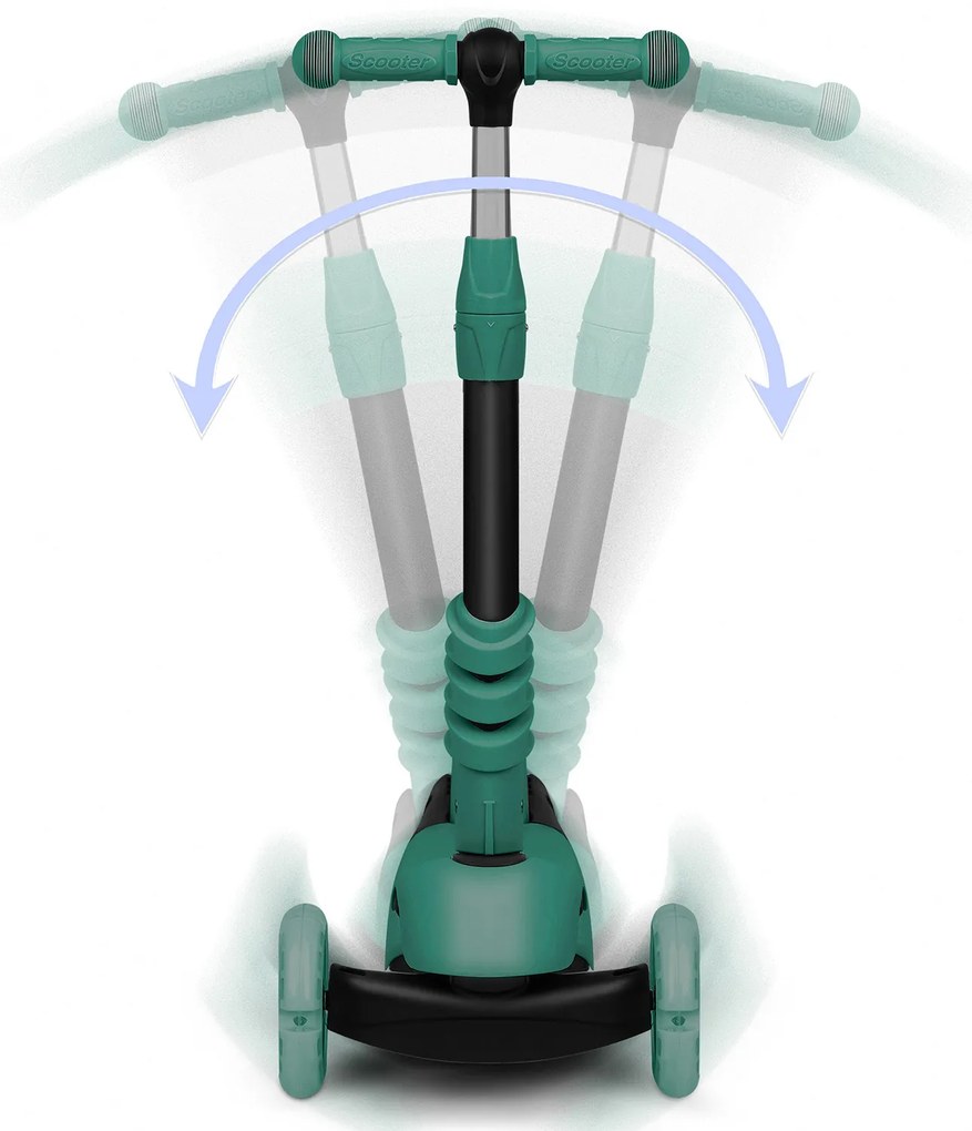 Ricokids Todi tříkolová koloběžka - zelená -  Poškozený obal