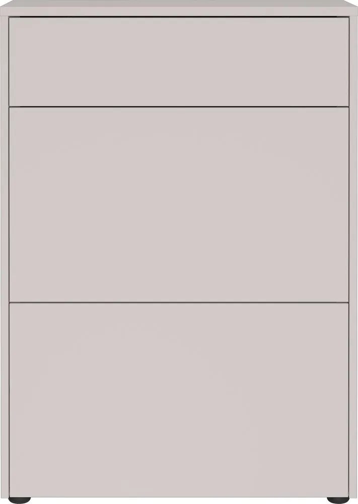 Krémová matná skříňka 70x99x34 cm Binetto – Germania