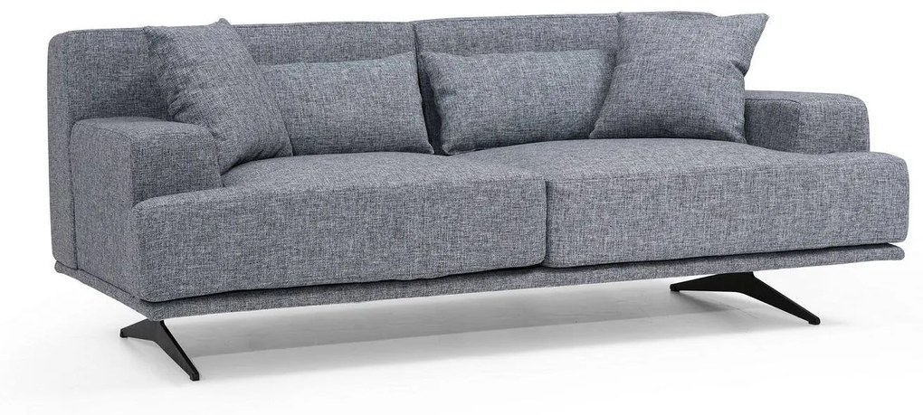 Designová sedačka Kessya 200 cm šedá