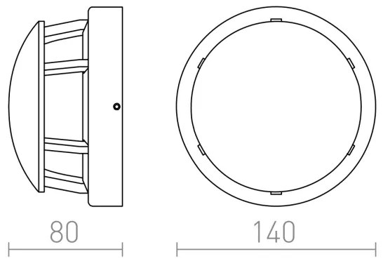 RED - Design Rendl - R11963 - LED Venkovní lampa FAROS LED/3W/230V IP54