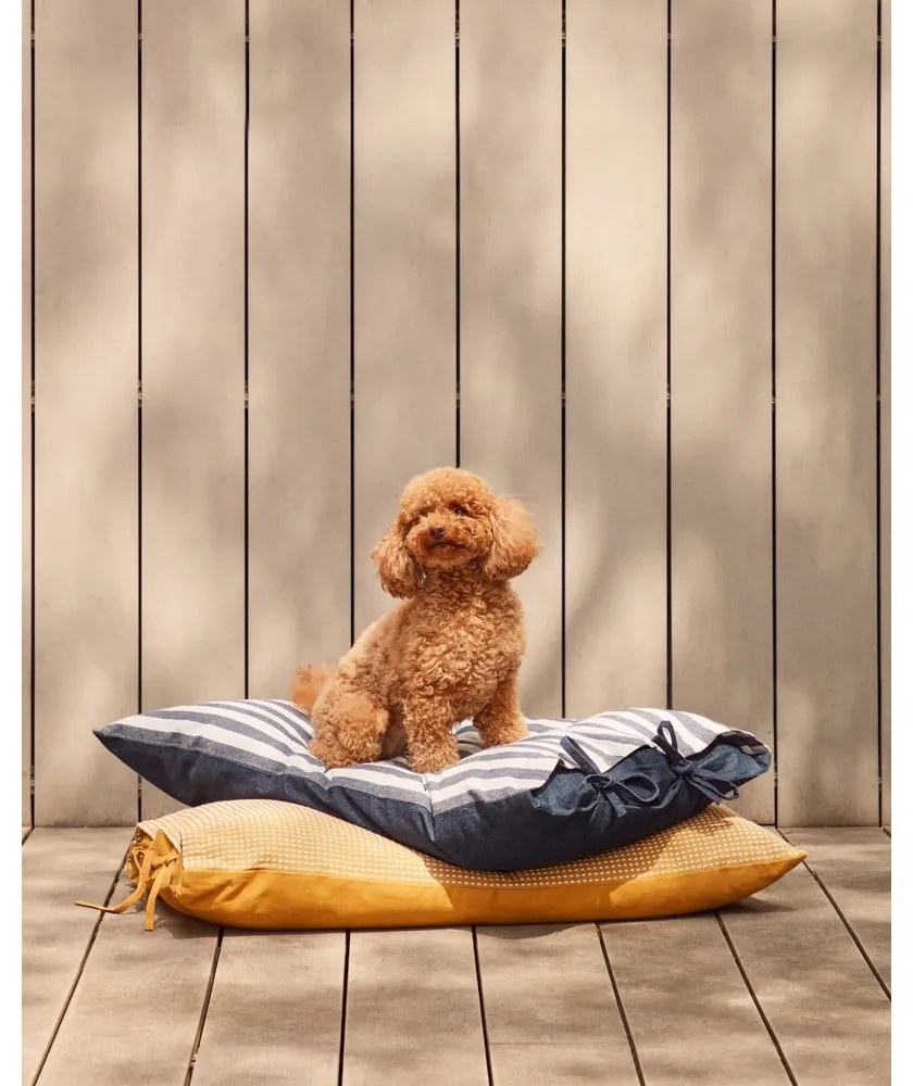 Bavlněný pelíšek pro psa v hořčicové barvě 40x60 cm Trufa – Kave Home