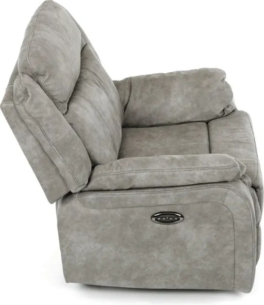 Polohovací křeslo šedé, elektrické TV-Q8668 GREY3