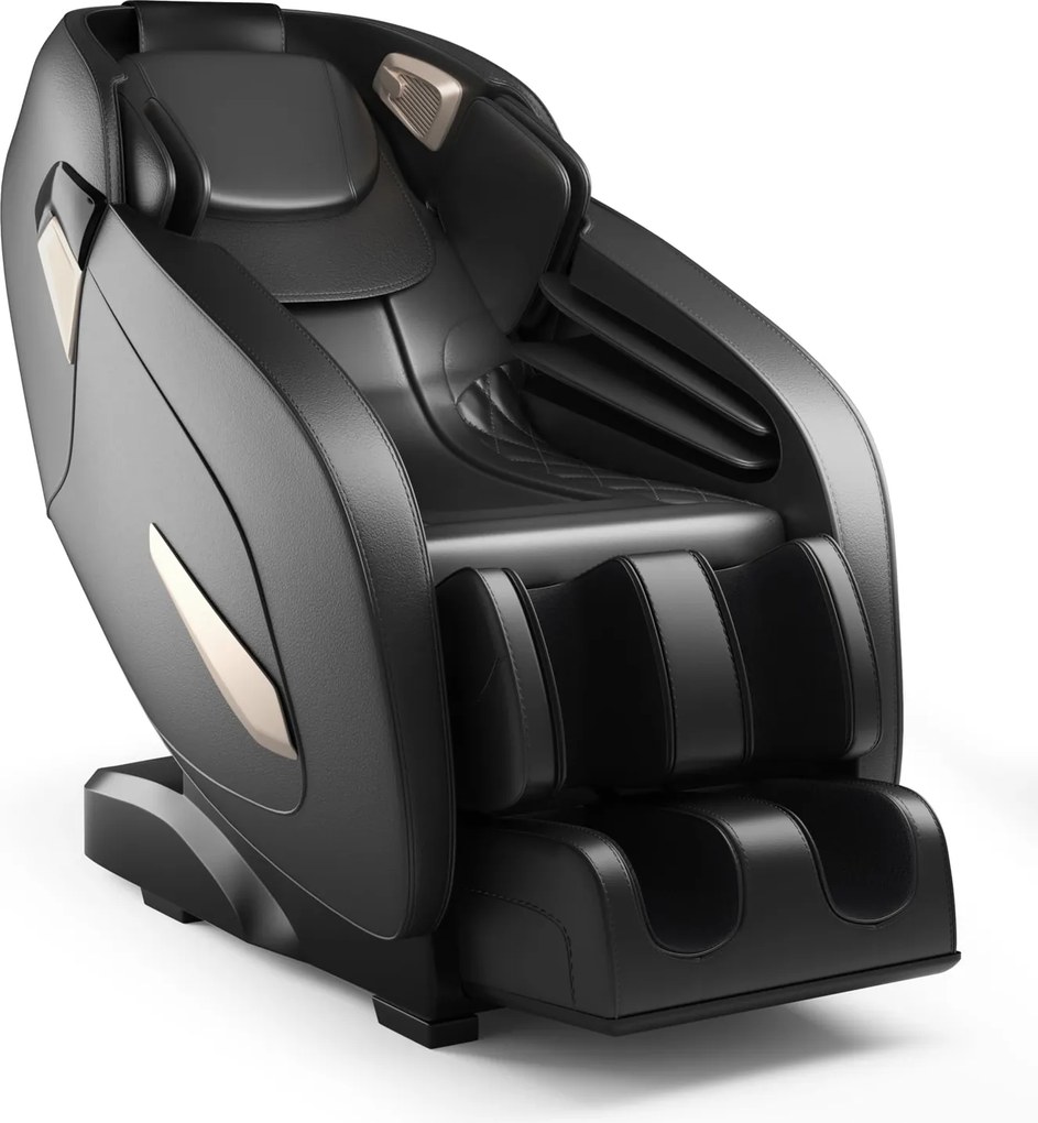 Costway Elektrické masážní křeslo nastavitelné shiatsu křeslo černé