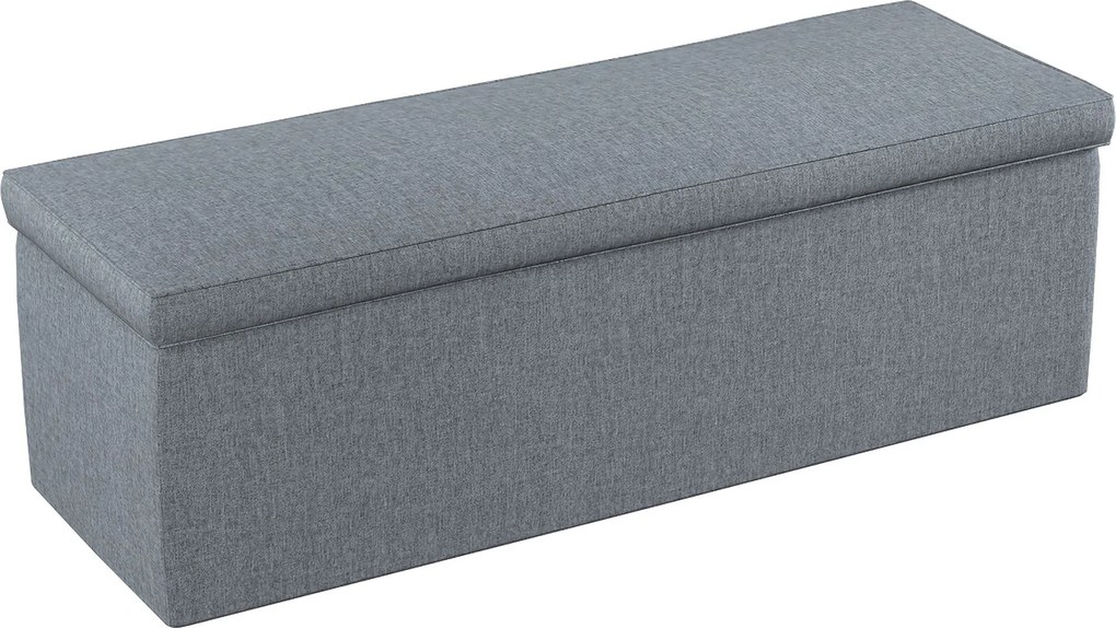 Čalouněná skříň barva šedá látka pletený vzor