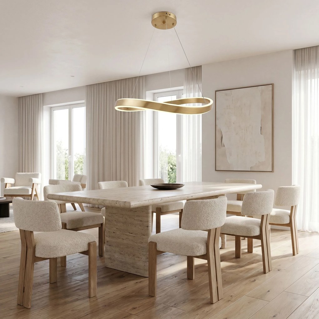 Toolight Rea, ZÁVĚSNÁ STROPNÍ SWE069-CP 80cm BRUSH GOLD, OSW-30231