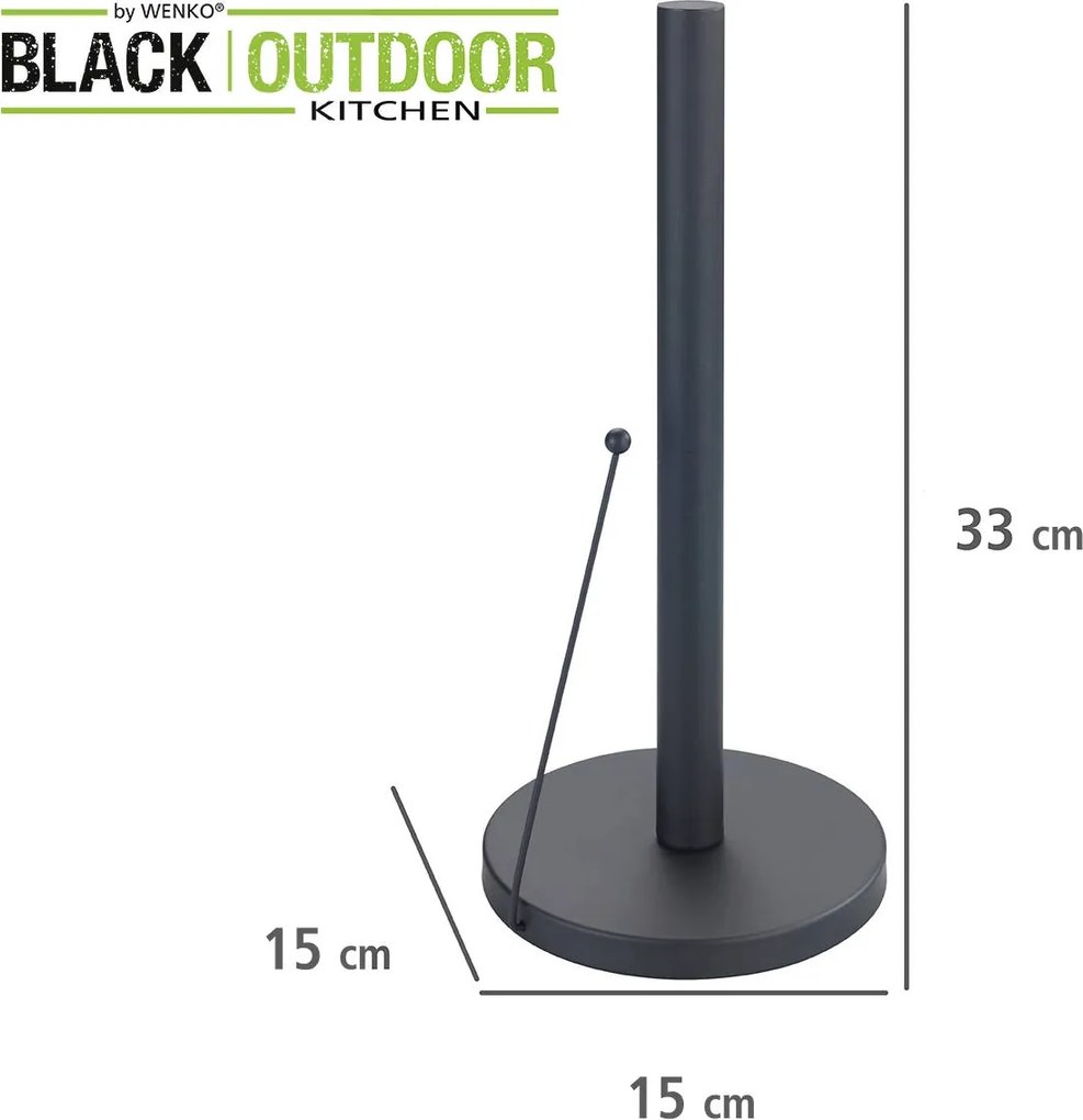 Stojan na utěrky CLAYTON, nerezová ocel, WENKO