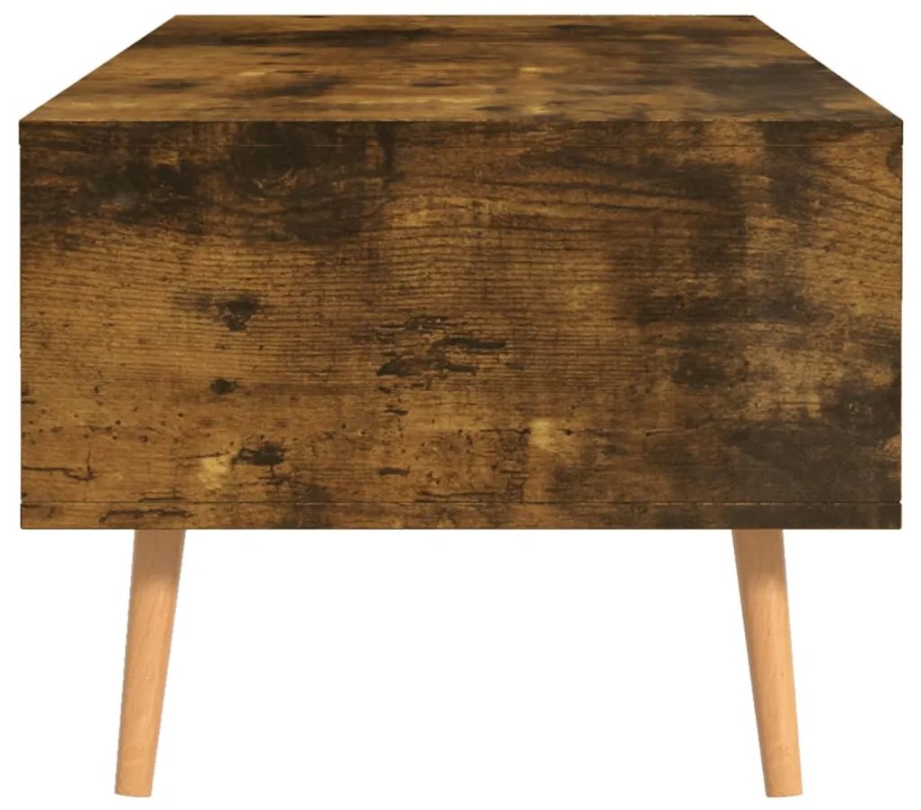 Konferenční stolek kouřový dub 100 x 49,5 x 43 cm dřevotříska - Default Title