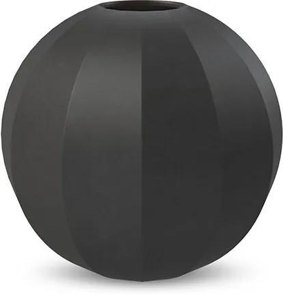 COOEE Design Váza Edge Ball Black  - 15 cm