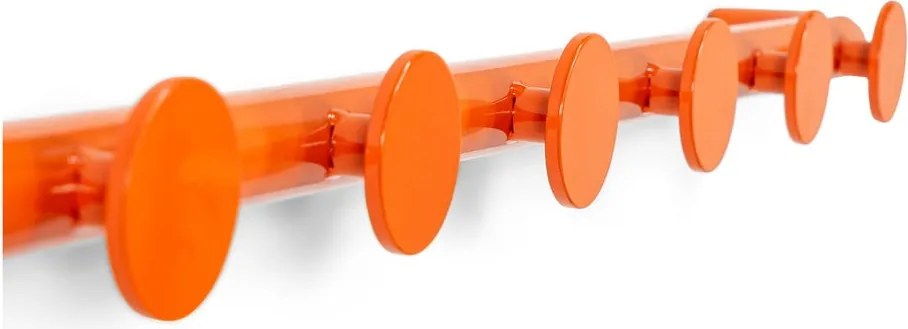 Oranžový kovový nástěnný věšák 75 cm Retro – Spinder Design