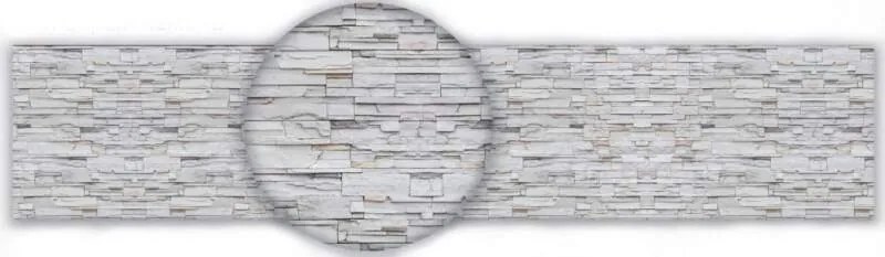 Kuchyňský obkladový panel ABS plast Gray stone 3000x600mm 1,50mm