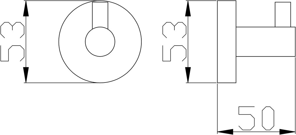 Slezák Rav Colorado držák ručníků háček bronz COA0100SM
