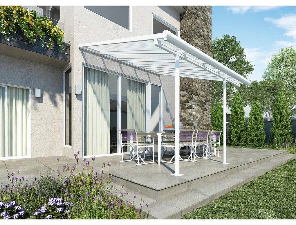 Palram Sierra 3000 bílá 3 x 3 hliníková (montovaná) pergola