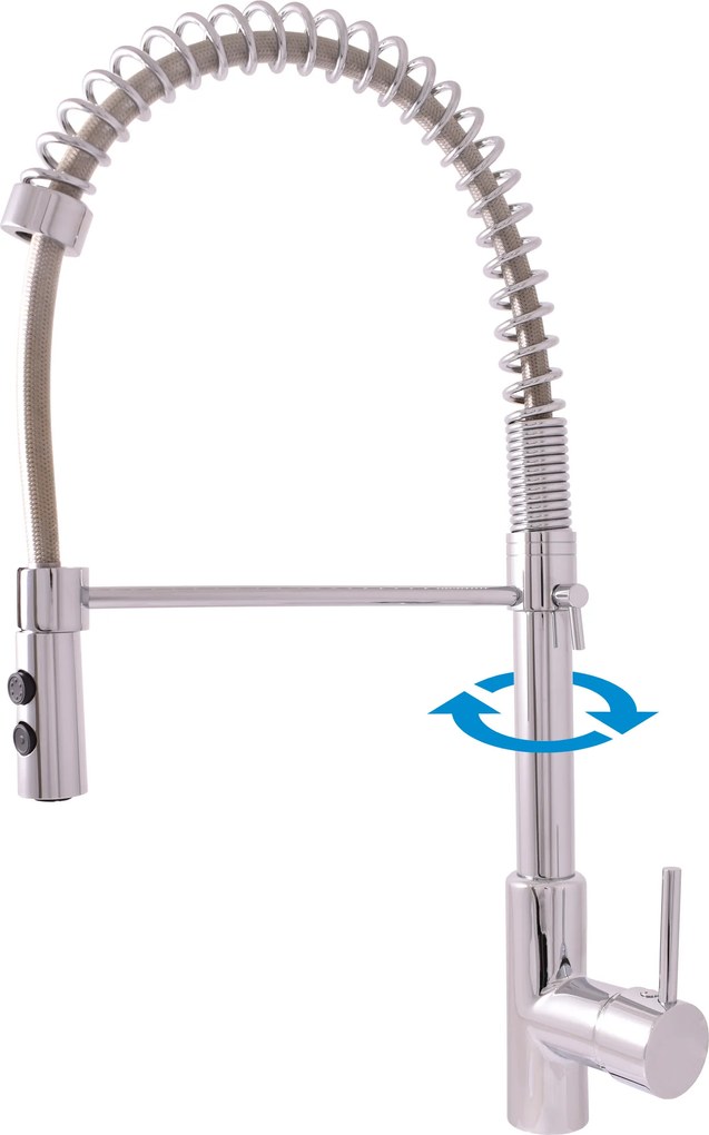 Slezák - RAV Dřezová baterie SEINA - SE917.x, Chrom Připojovací hadičky - závit: 1/2"