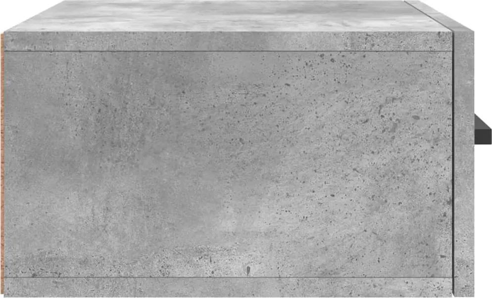 vidaXL Nástěnné noční stolky 2 ks 35 x 35 x 20 cm [829829] Barva: bílá s vysokým leskem