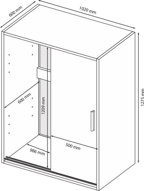 Komoda 2dv (Bílá) Case