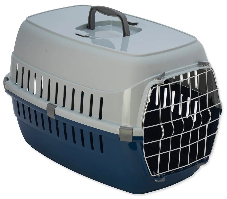 Modrá/šedá přepravka pro domácího mazlíčka 35x58 cm Dog Fantasy Carrier – Plaček Pet Products