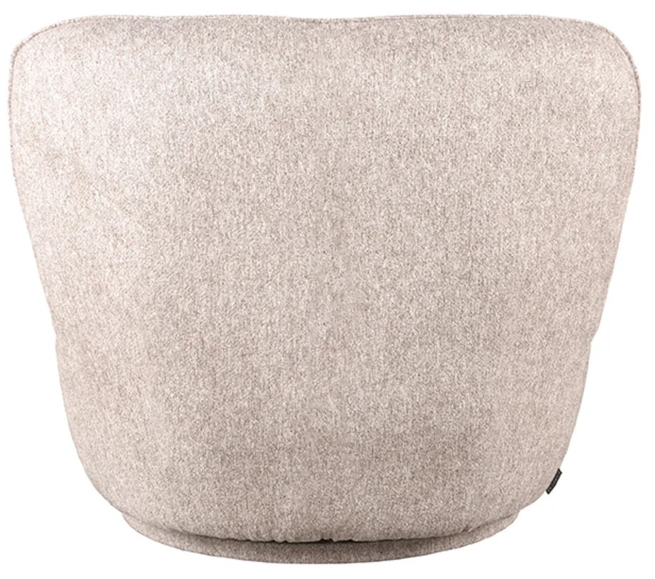 LABEL51 Otočné křeslo BUNNY béžové FU-88.015