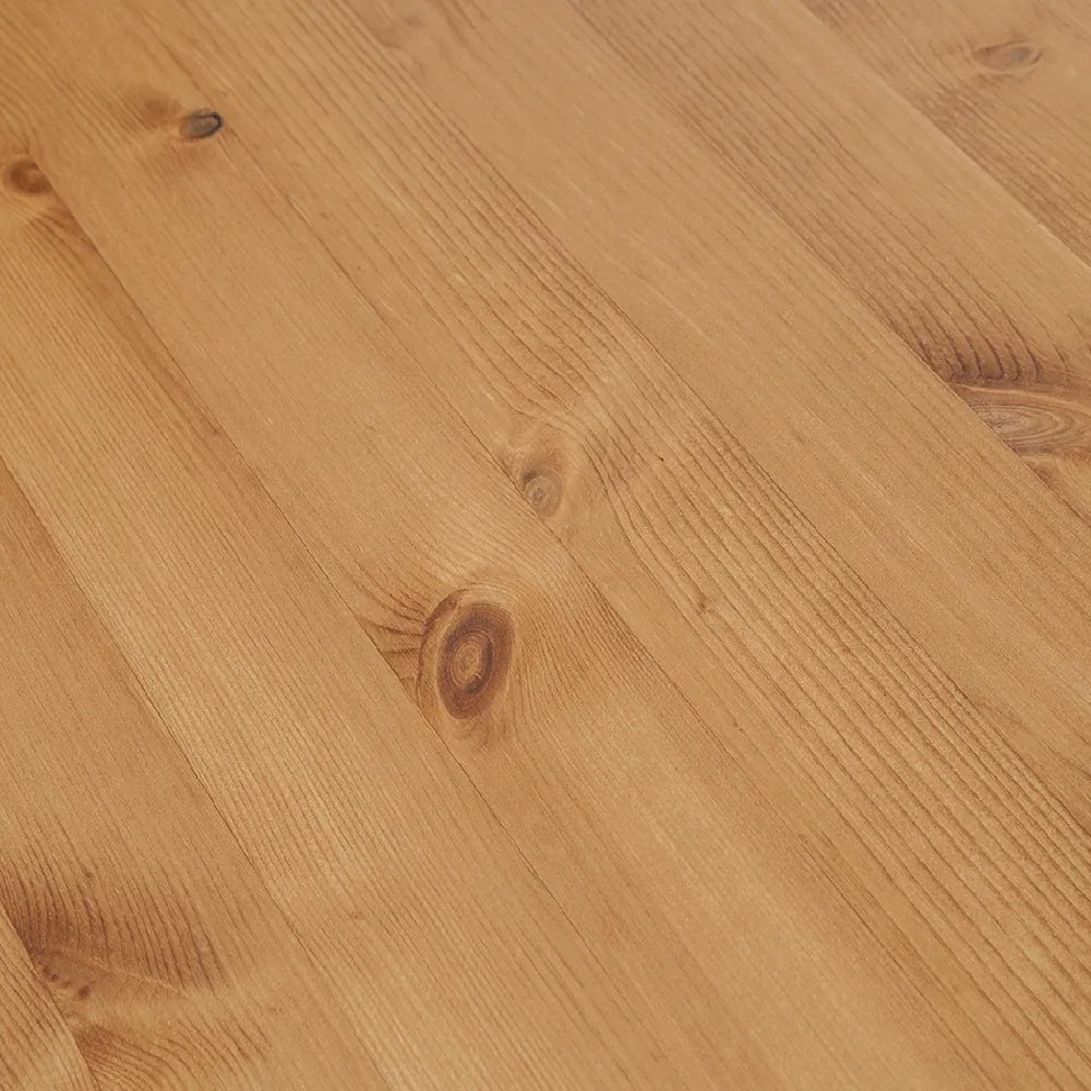 Massive home | Belluno Elegante bílá komoda 3D2S z masivu s dubovou deskou