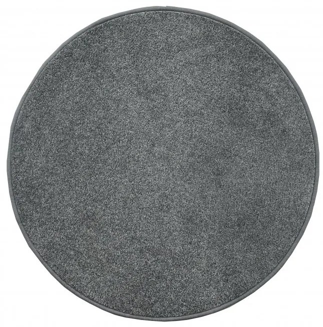 Vopi | Kusový koberec Matera šedý - Kruh 160 cm průměr