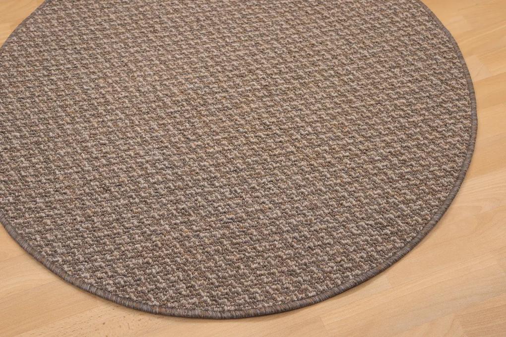 Vopi koberce Kusový koberec Toledo cognac kruh - 67x67 (průměr) kruh cm