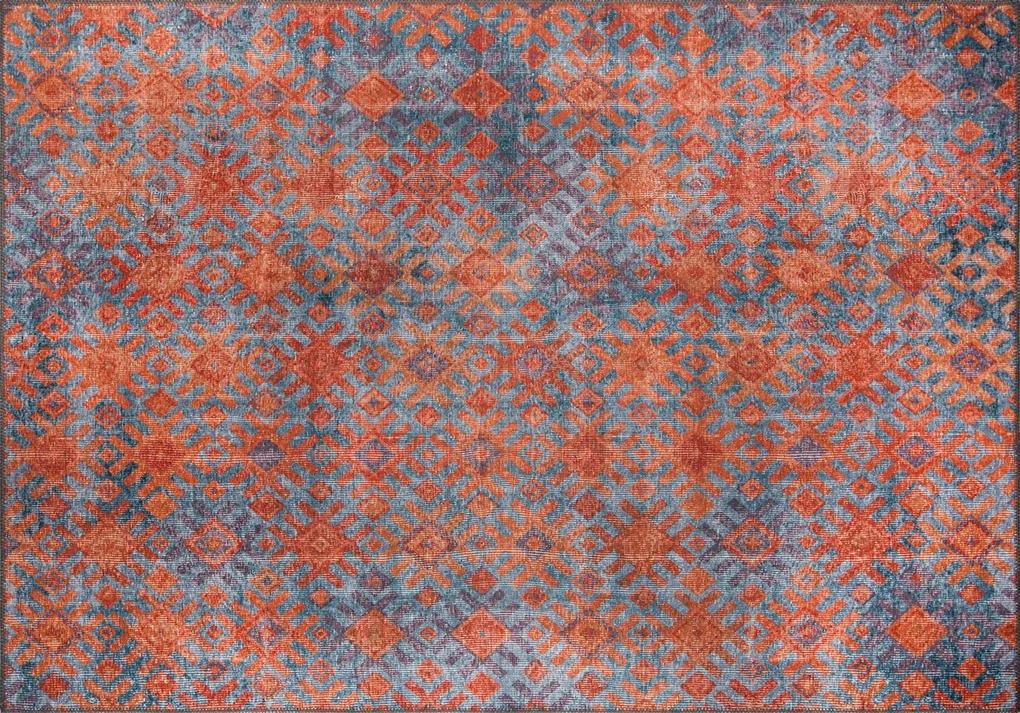 Conceptum Hypnose Kusový koberec Funk Chenille - Orange AL 06, Vícebarevná Rozměr koberce: 75 x 150 cm