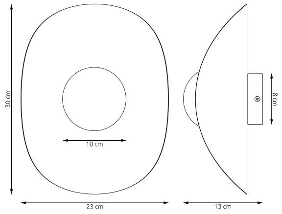Nástěnné svítidlo FIERO 1xG9/8W/230V bílá
