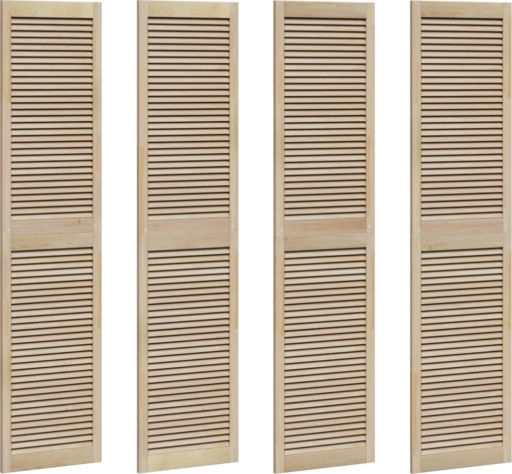 Skříňové dveře se dveřmi 4 ks Přírodní 201 x 49,5 cm 3394504
