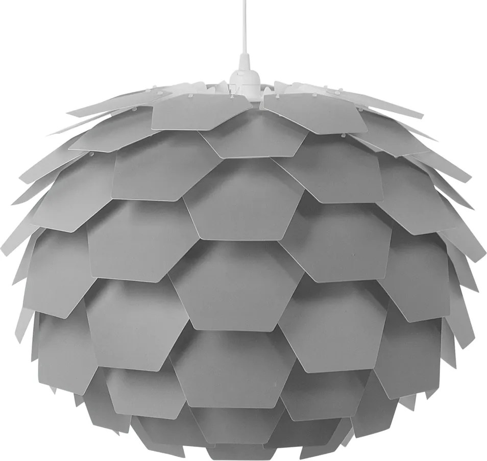 Velká šedá stropní lampa - SEGRE