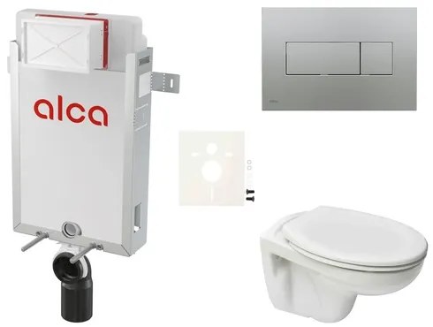 Cenově zvýhodněný závěsný WC set Alca k zazdění + WC Ceramia S-Line Pro SIKOAP6
