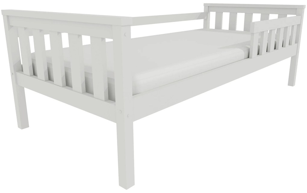 GRZ Dětská masivní postel Figaro 160 x 80 cm - Bílá