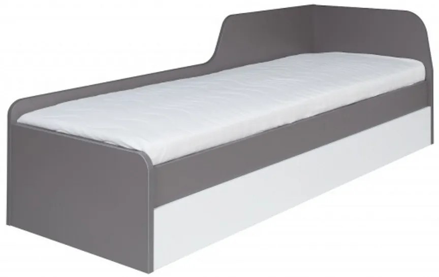 moderní jednolůžková postel z dřevotřísky s úložným prostorem Zonda Z21 maride