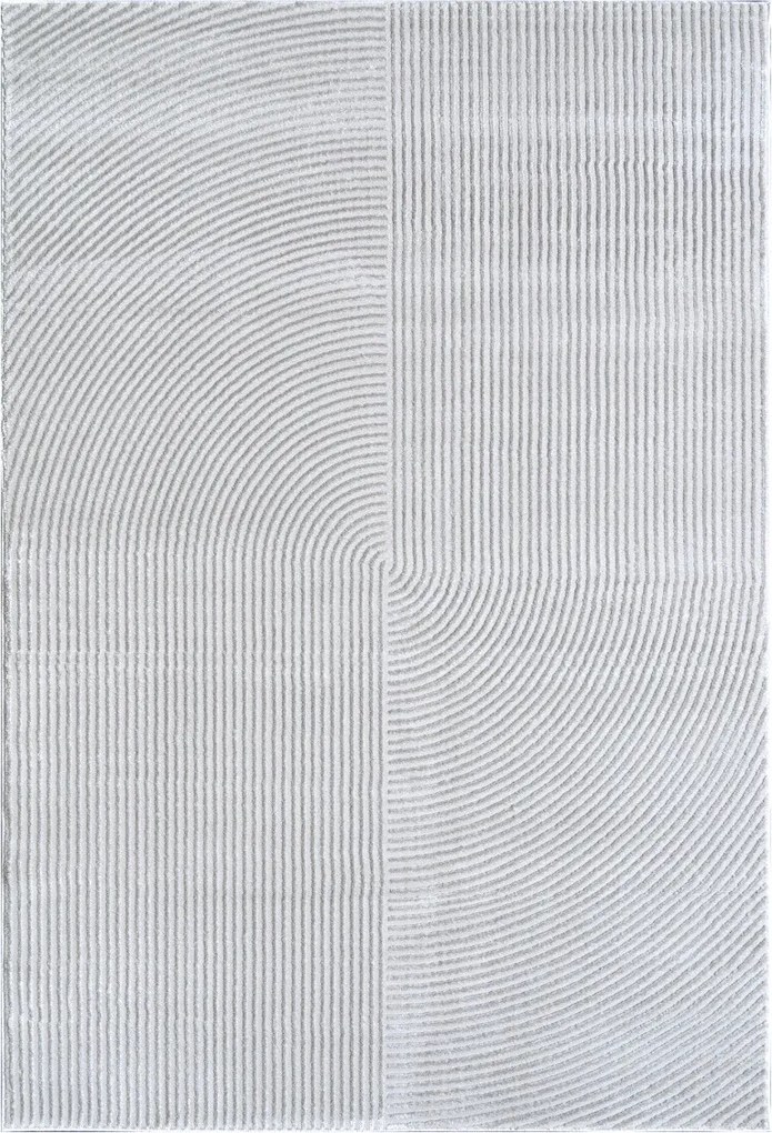 Angel Carpet, Kusový koberec Zafiro 19 Grey, 60x110, šedá, kancelář