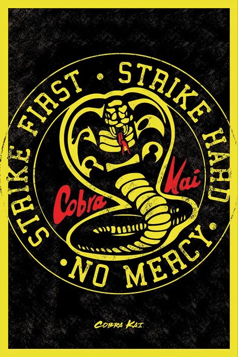 Plakát, Obraz - Cobra Kai - Emblem, (61 x 91.5 cm)