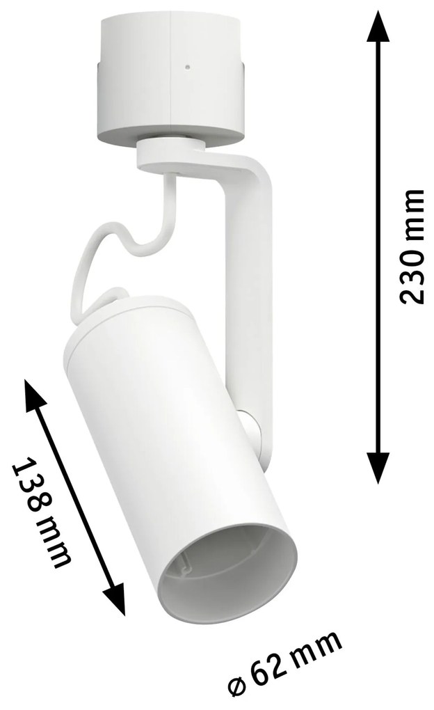 Paulmann 96981 Apol II, spot pro Urail system, 1xE27 max. 50W, bílá