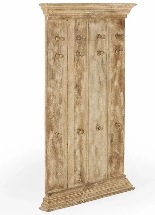 furniture-nabytek.cz - Masivní šatní panel Patinor z mangového dřeva, lakovaný, přírodní barva – 70×6×110 cm