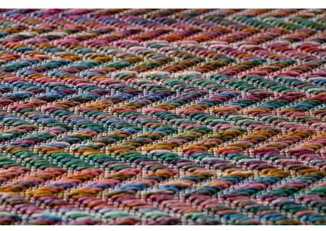 Moderní FISY koberec SISAL 20776 Cikcak, melanž růžový velikost 200x290 cm | krásné koberce cz
