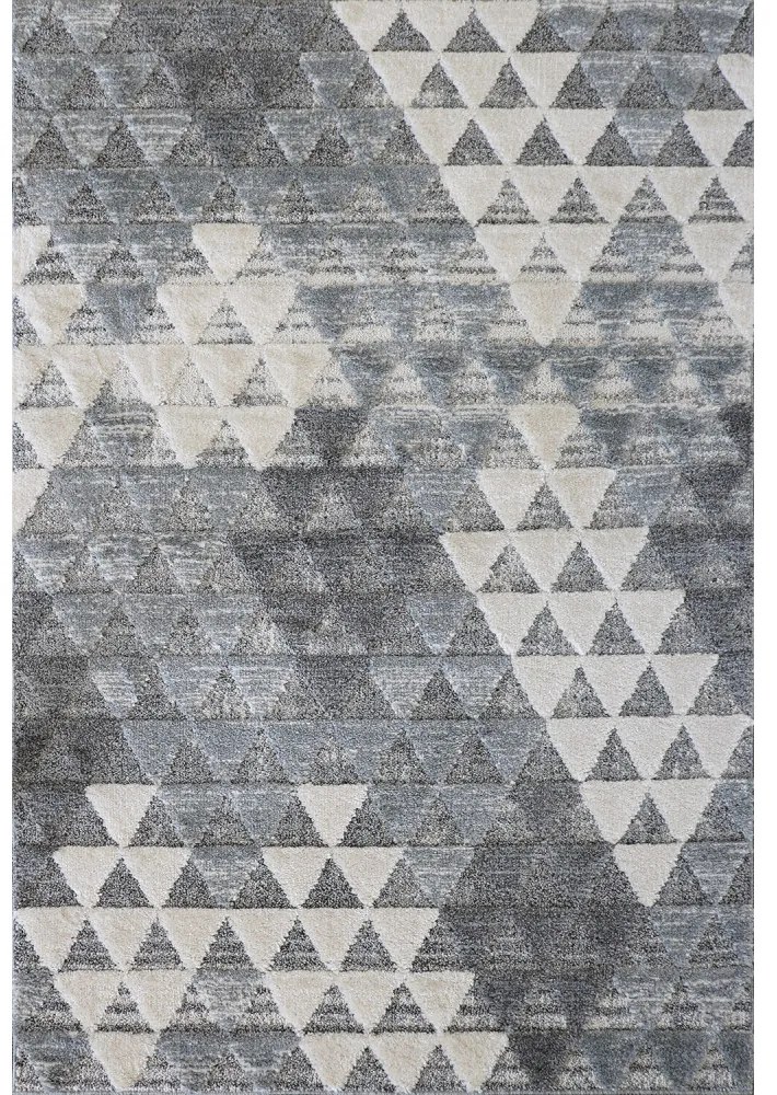 Moderní kusový koberec Cannes 7873 | šedý, bílý Typ: 60x110 cm