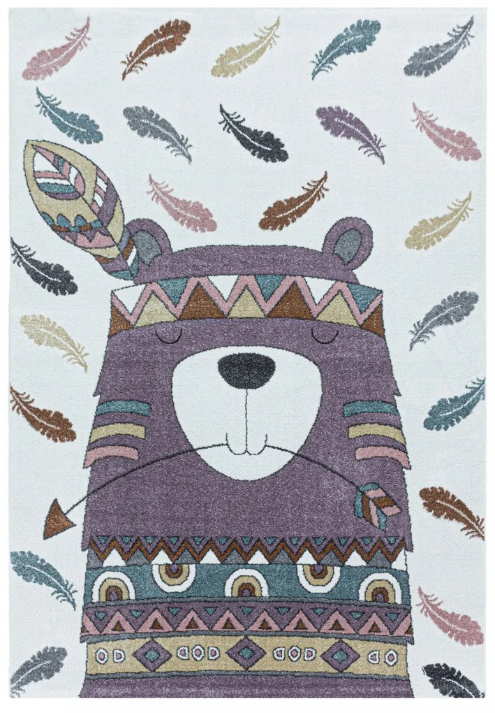 Ayyildiz koberce Dětský kusový koberec Funny 2104 violet - 80x150 cm