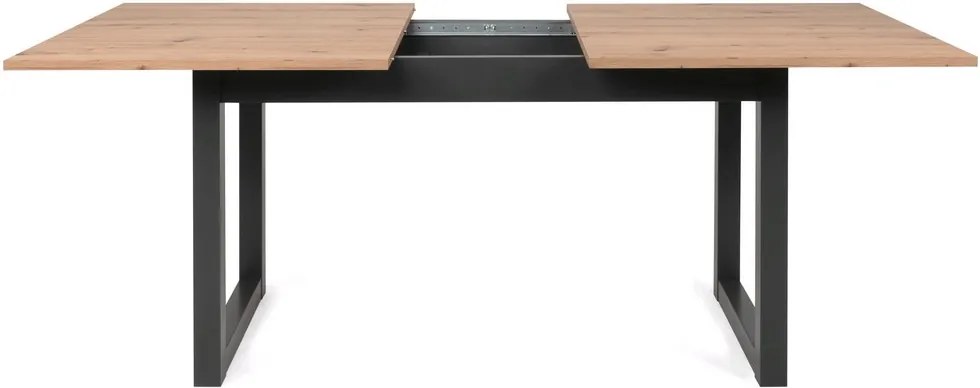 Rozkládací jídelní stůl Denver 160x90 cm, dub artisan/antracit