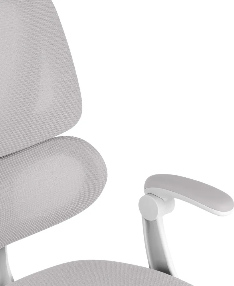 Dětská otočná židle Neoseat JUNI 023 — látka, pratelný potah, šedá