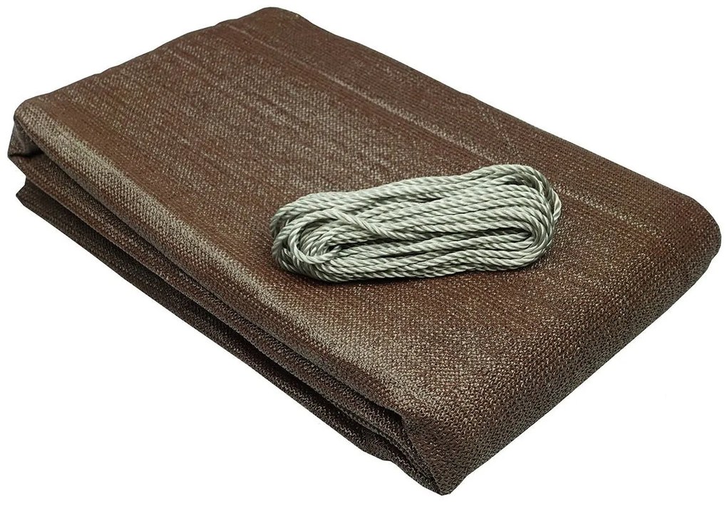 Bestent Balkonová zástěna 0,8x5m 95% Balcone Brown