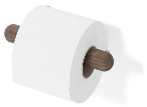 Nástěnný držák na toaletní papír z ořechového dřeva Wireworks Yoku