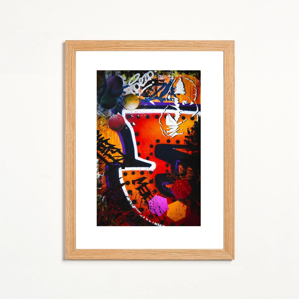 Maezo | Industrial Rám: Bílý, Velikost: 60 x 40 cm