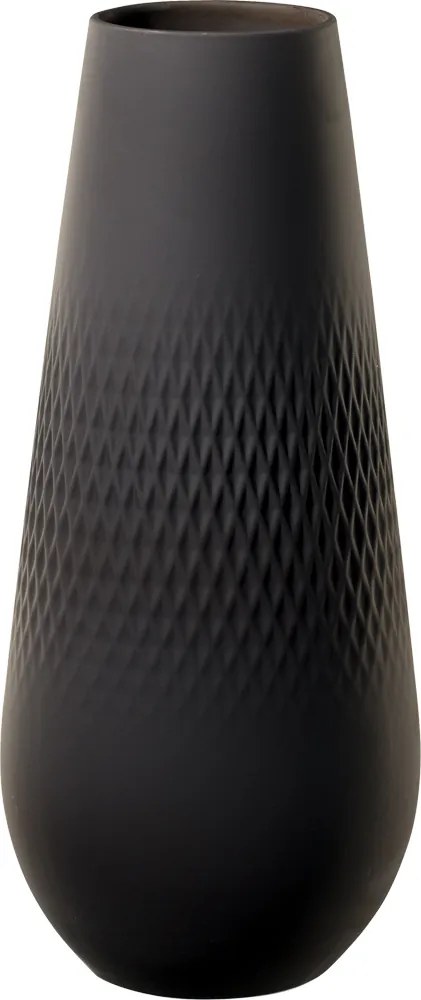 Villeroy&Boch Villeroy & Boch Manufacture Collier Noir váza Carré 11,6 cm, 1,5 l